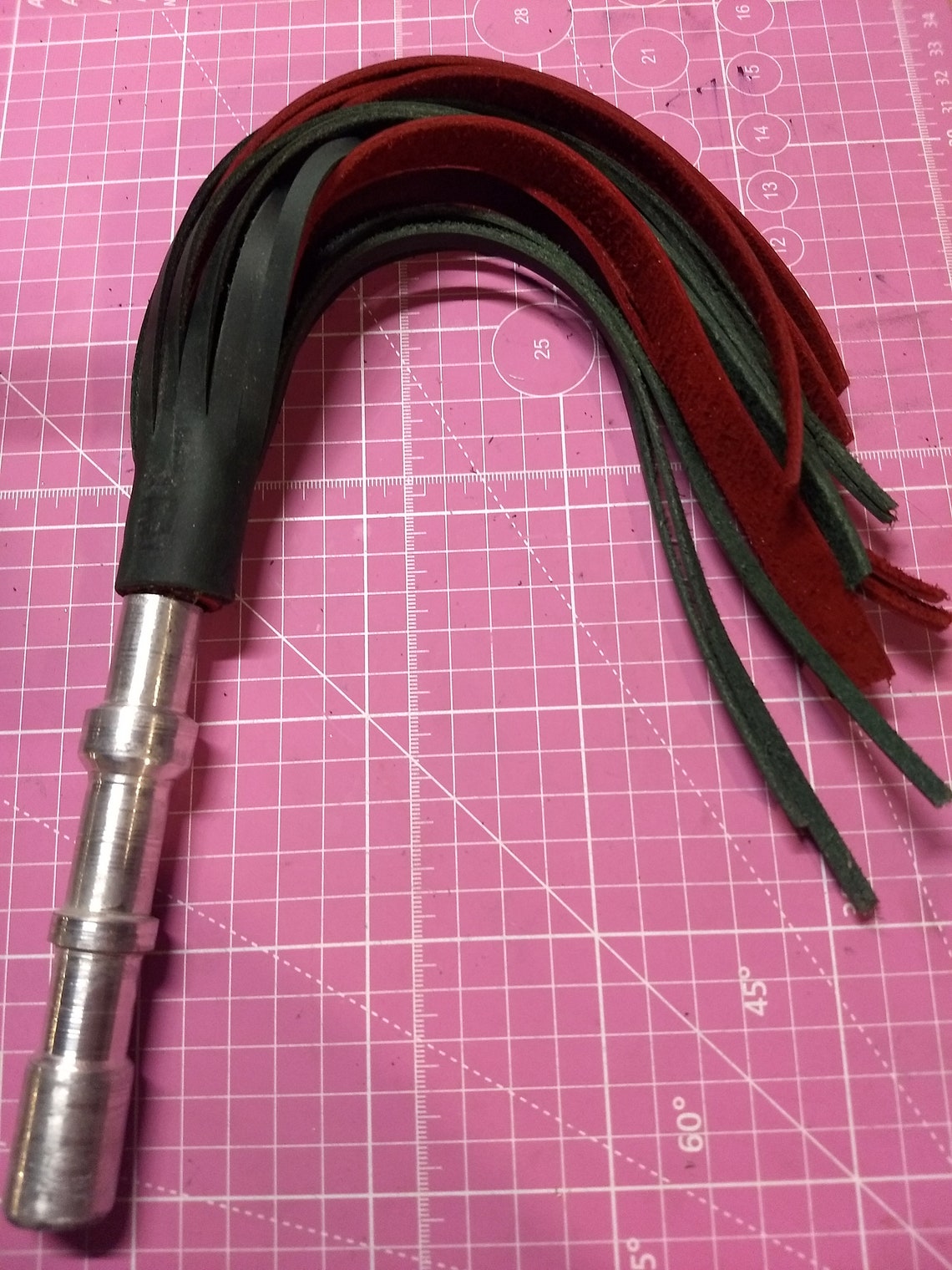 Aluminum Handle and Leather Flogger - Etsy
