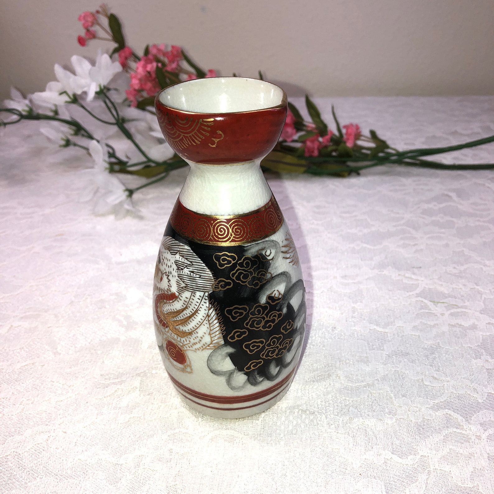 Sake Pitcher in Dragon Design Sake Pitcher Replacement - Etsy