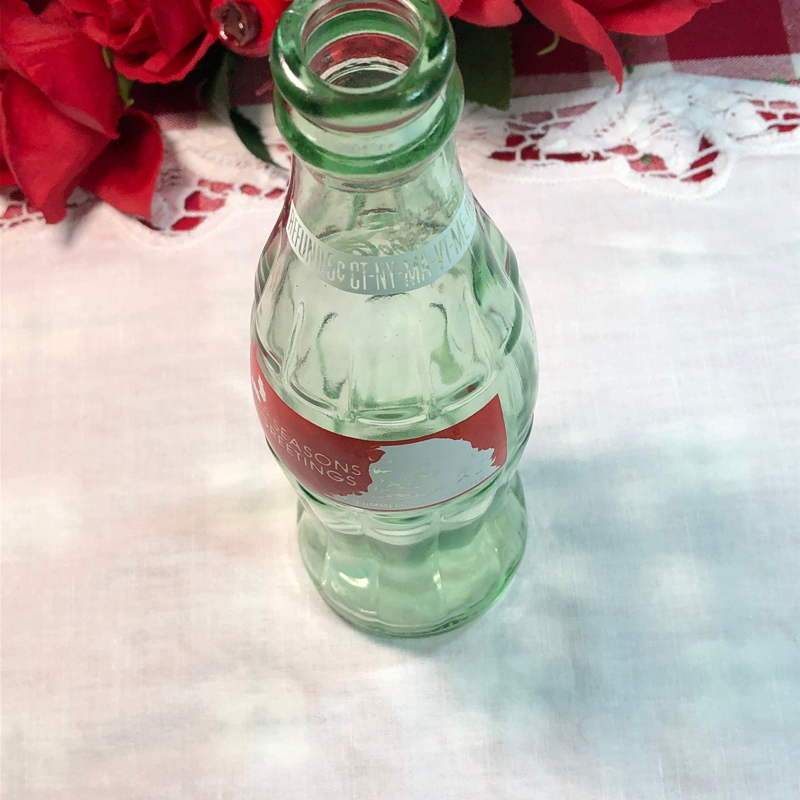 Coke Bottle Commemorative Edition Seasons Greetings Classic | Etsy