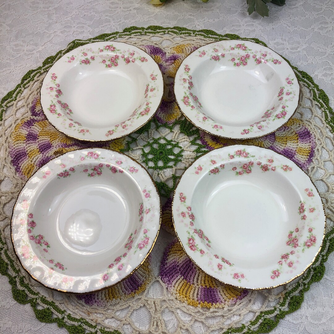 Pope Gosser Fruit Dishes From the 1930s, Set of 4, Farmhouse Decor ...