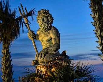 King neptune art | Etsy