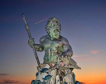 King neptune art | Etsy