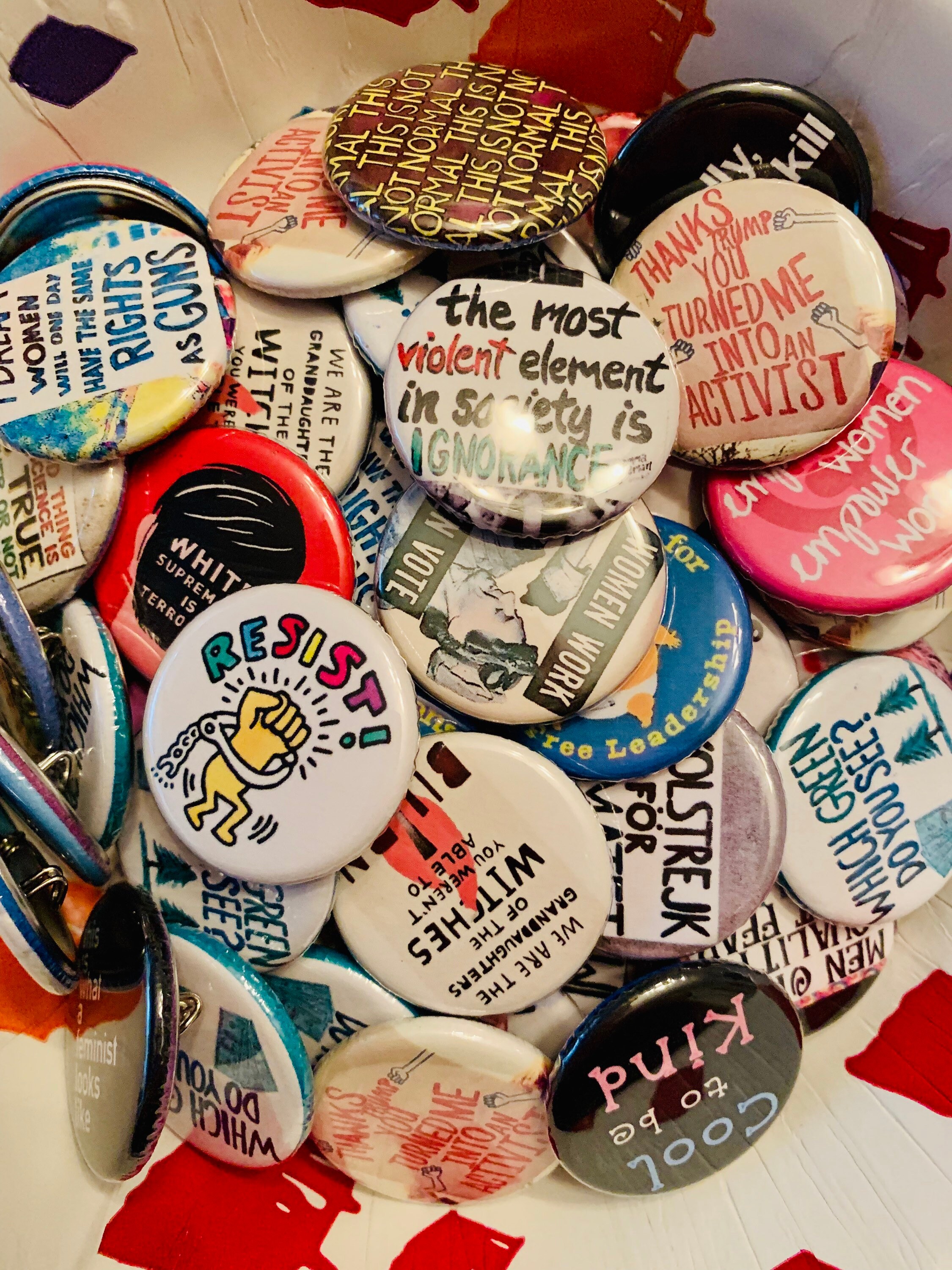 10 1.25 Inch Custom Pinback Buttons - Etsy