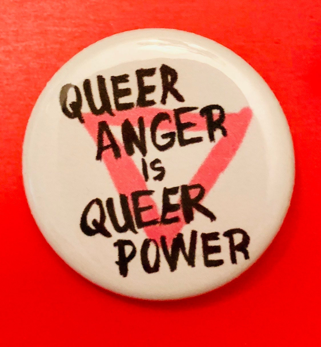 Queer Power 1.25 Inch Political Button LGBTQIA Gay and - Etsy