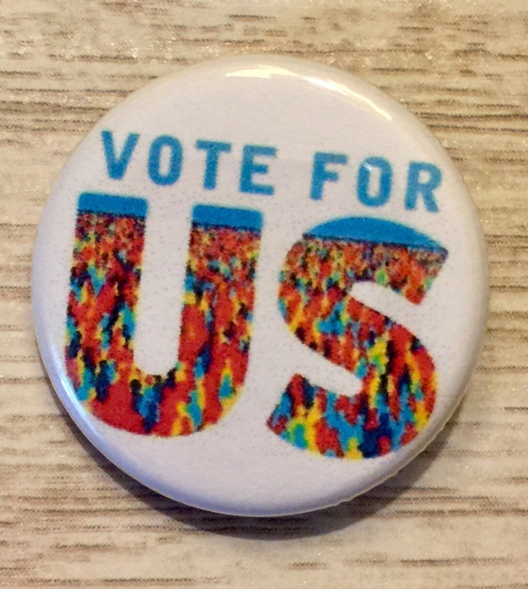Vote for US | 1.25 Inch Pinback | Political Button | Bernie Sanders ...