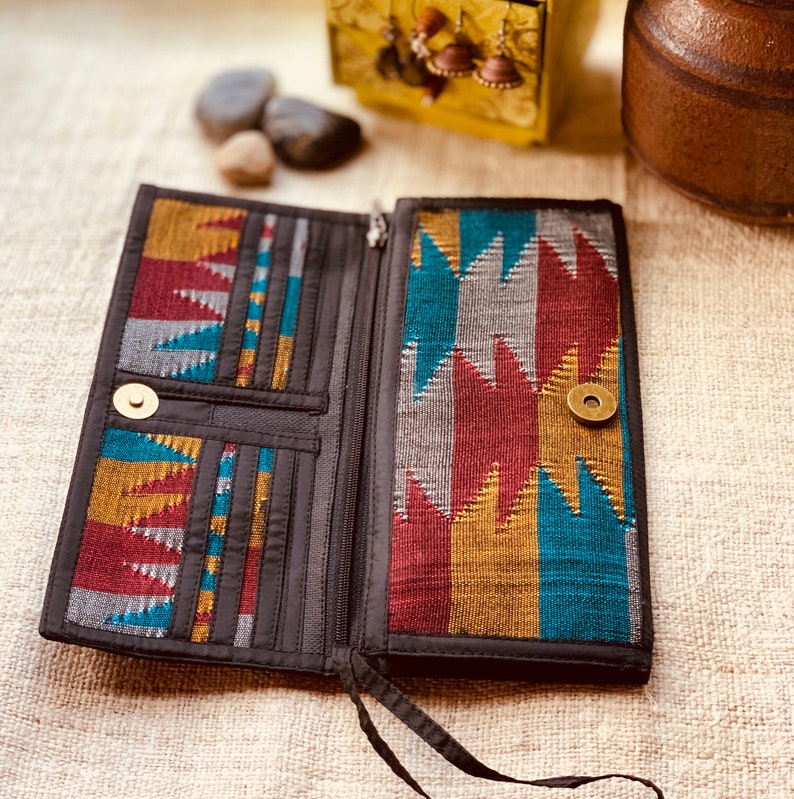 Dhaka Wallet Handwoven and Handmade in Nepal - Etsy