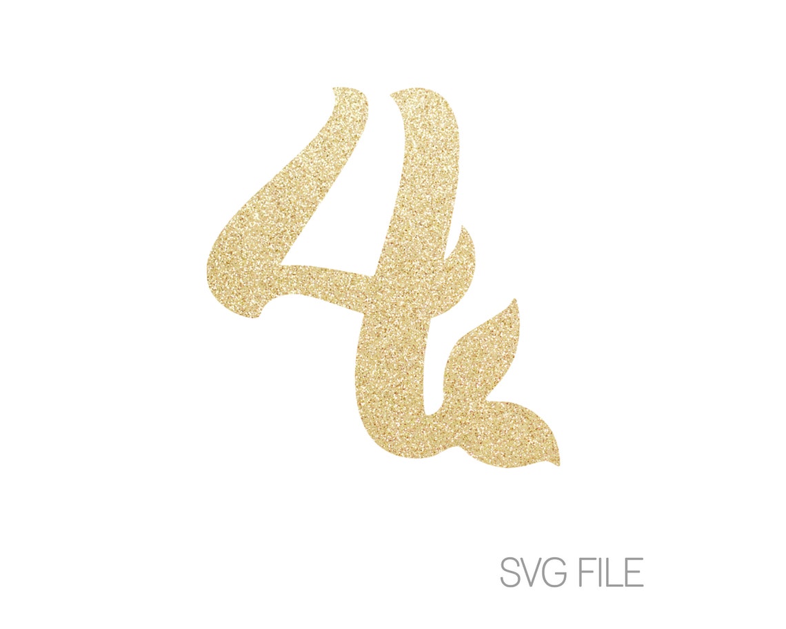 4 Mermaid Tail SVG | Iron on SVG | Under the Sea | Mermaid Party | 4th ...