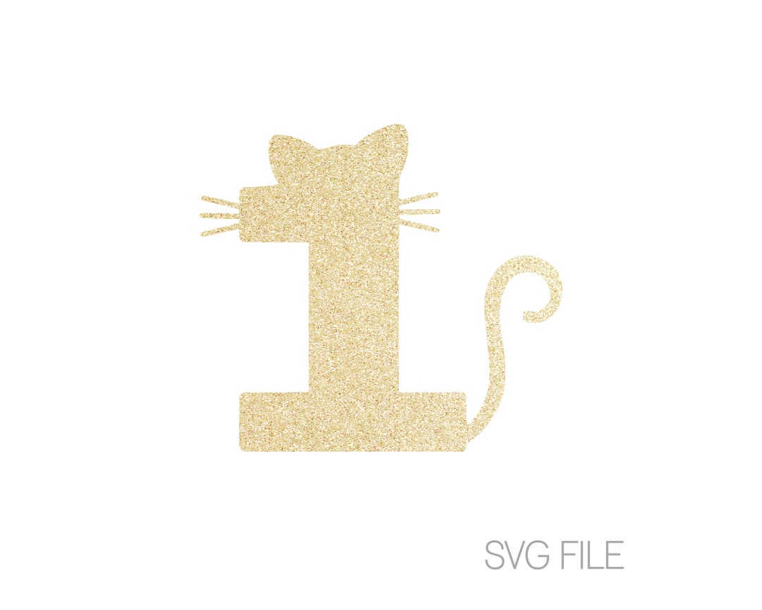 1 Cat SVG File | 1st Birthday SVG | Cat SVG | First Birthday | Kitty ...