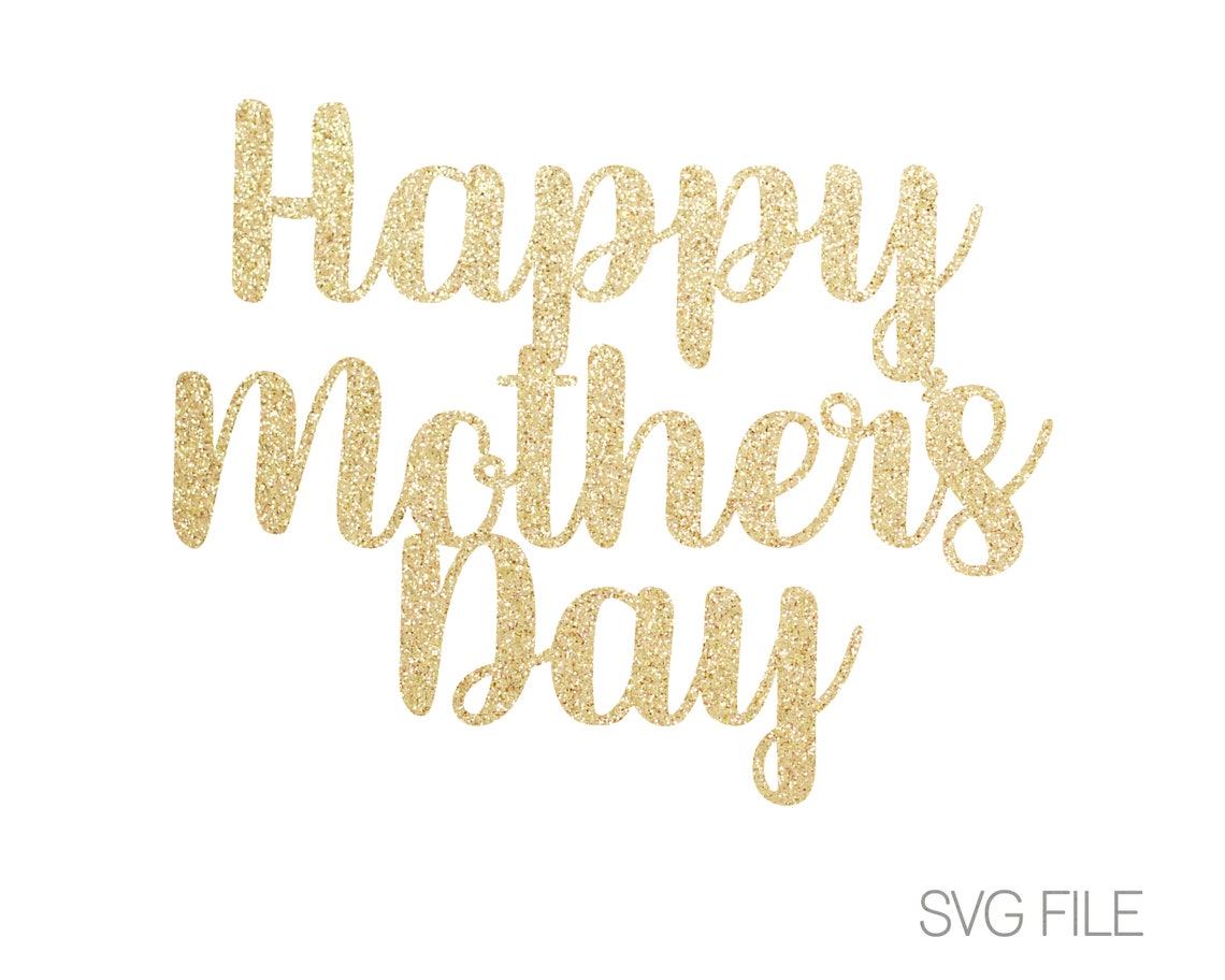 Happy Mother's Day SVG - Etsy