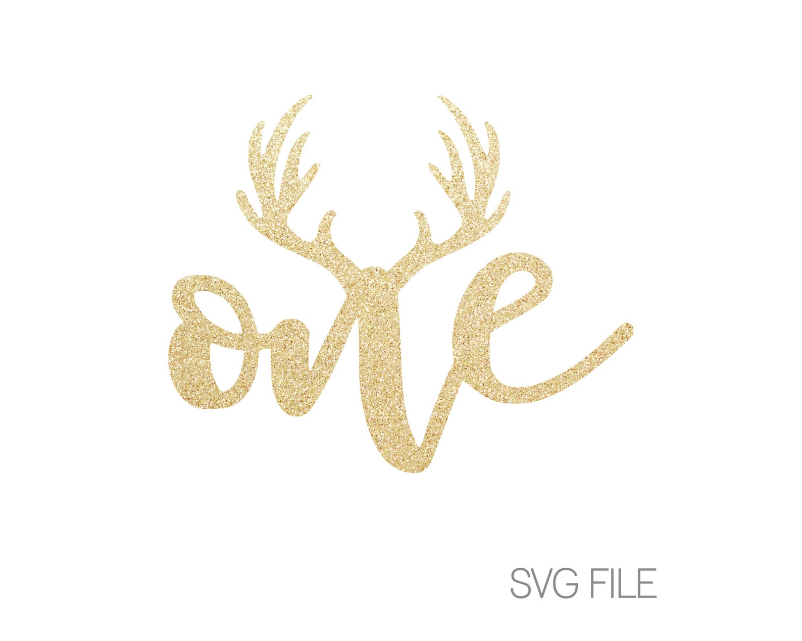 One SVG File Wild One Decal File Woodland Deer - Etsy
