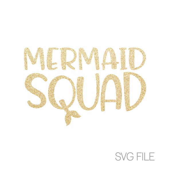 Mermaid Squad - Etsy