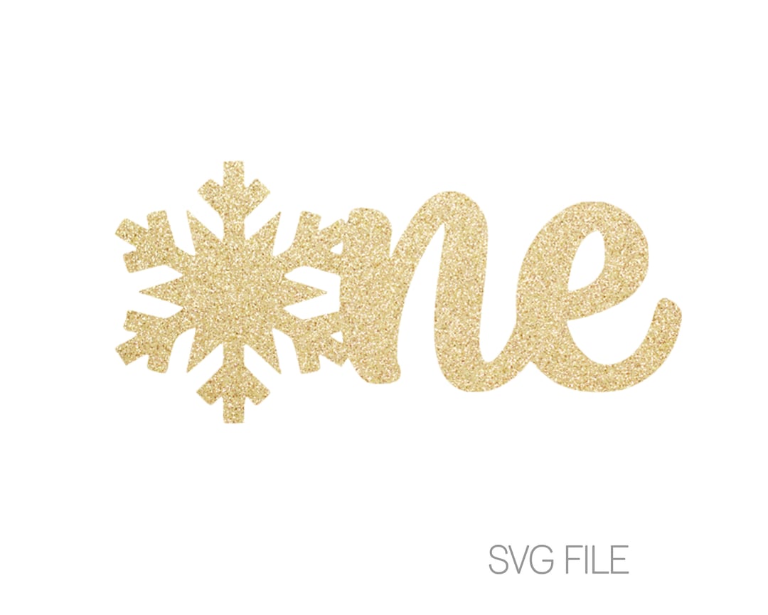 One Snowflake SVG | Onederland SVG | Snowflake SVG | Digital Download ...