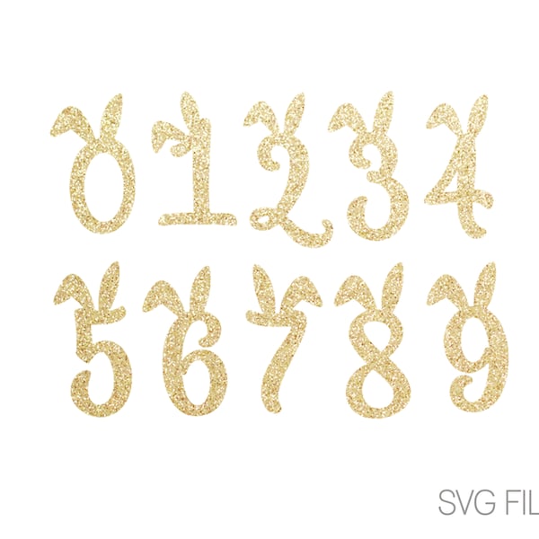 Easter Bunny Number - Etsy