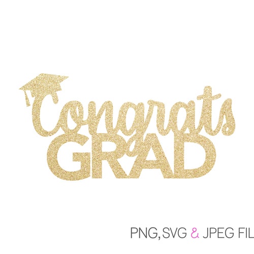 Congrats Grad SVG Graduation Digital Download Svg - Etsy