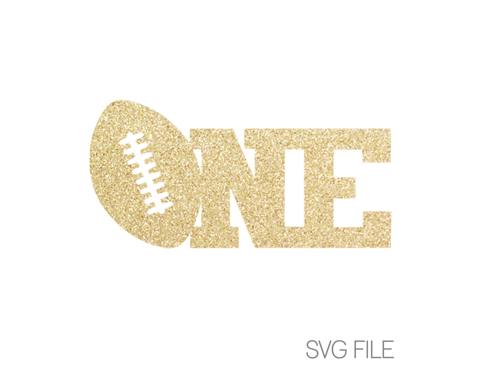 Football One SVG Football First Birthday SVG Digital | Etsy