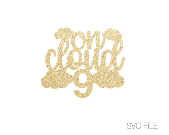 On Cloud 9 SVG 9 SVG 9th Birthday Digital Download - Etsy