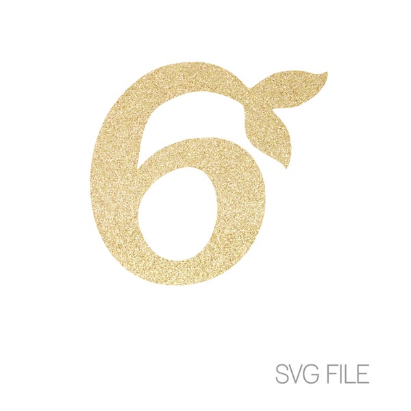6th Birthday Svg - Etsy
