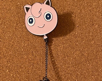 One Tuff Puff Hard Enamel Pin // Motivational Jigglypuff // 30mm Wide ...