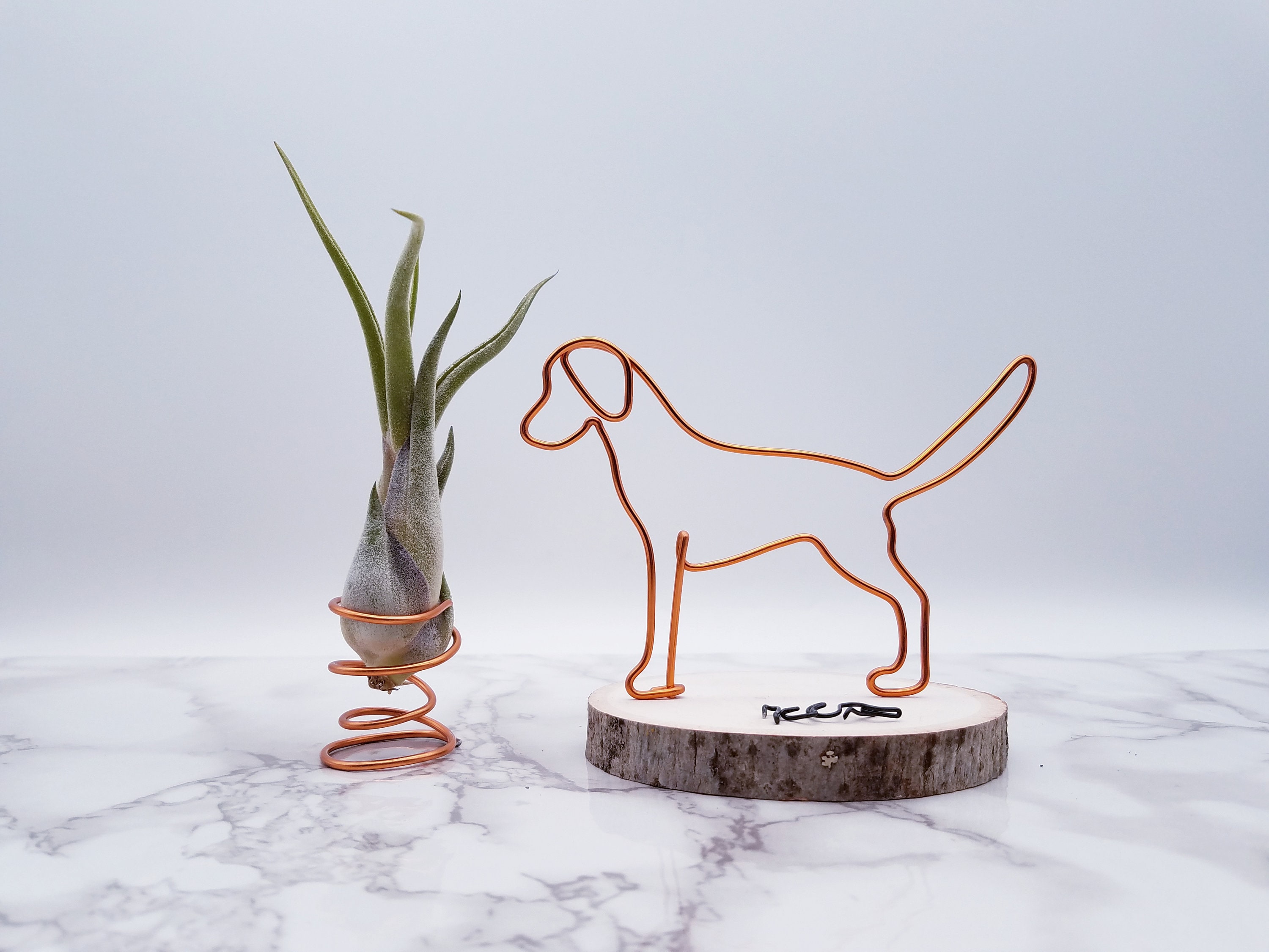 Wire Sculpture of Labrador Retriever Golden Retriever - Etsy