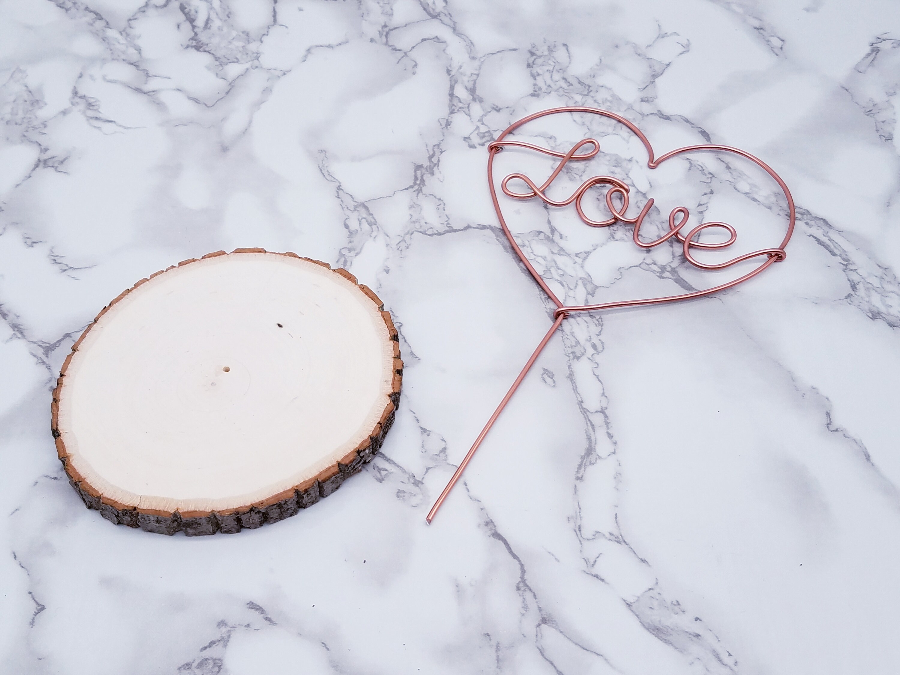 Love wire wedding cake topper engagement cake topper | Etsy