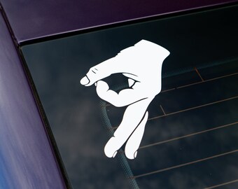 Skeleton Middle Finger Vinyl Decal - Etsy
