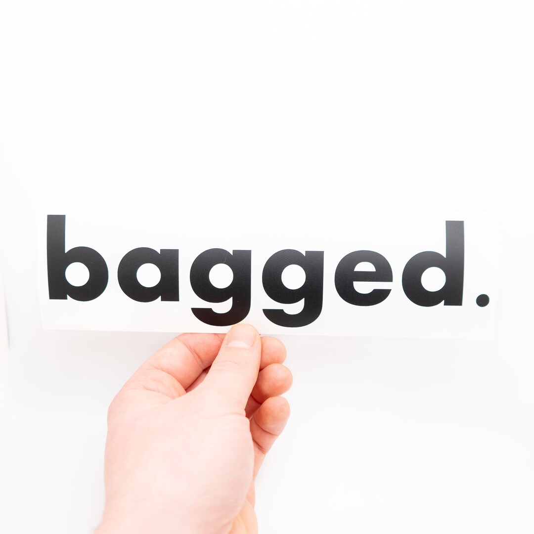 Bagged. Vinyl Bumper Sticker Decal Car Truck Window Laptop Skin JDM ...