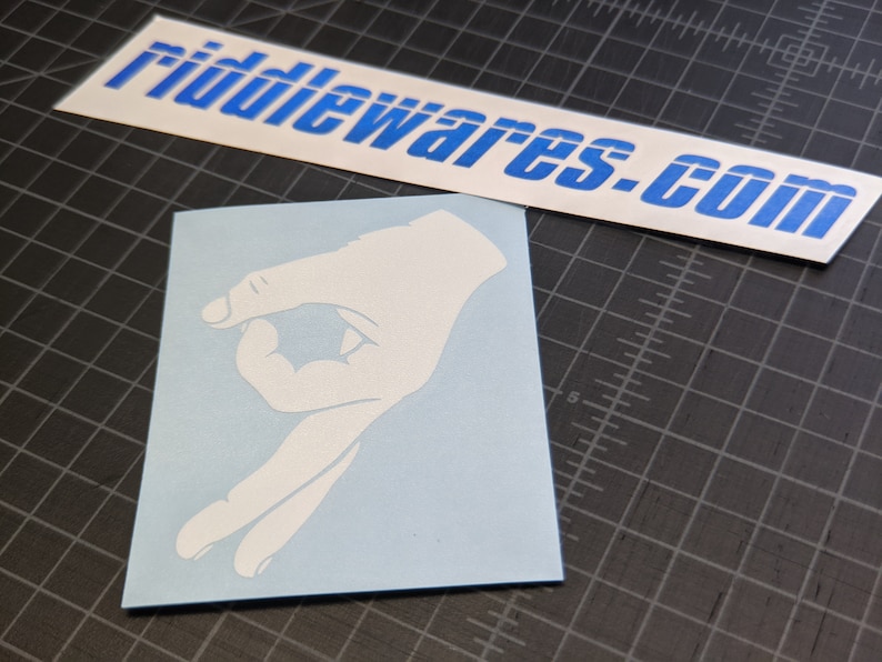 The Circle Game Okay Sign Gotcha Hand Gesture Vinyl Sticker - Etsy