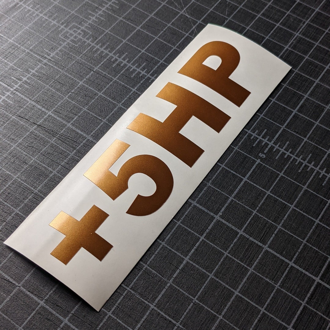 Plus 5 HP Vinyl Bumper Sticker Decal Car Truck Window Laptop - Etsy