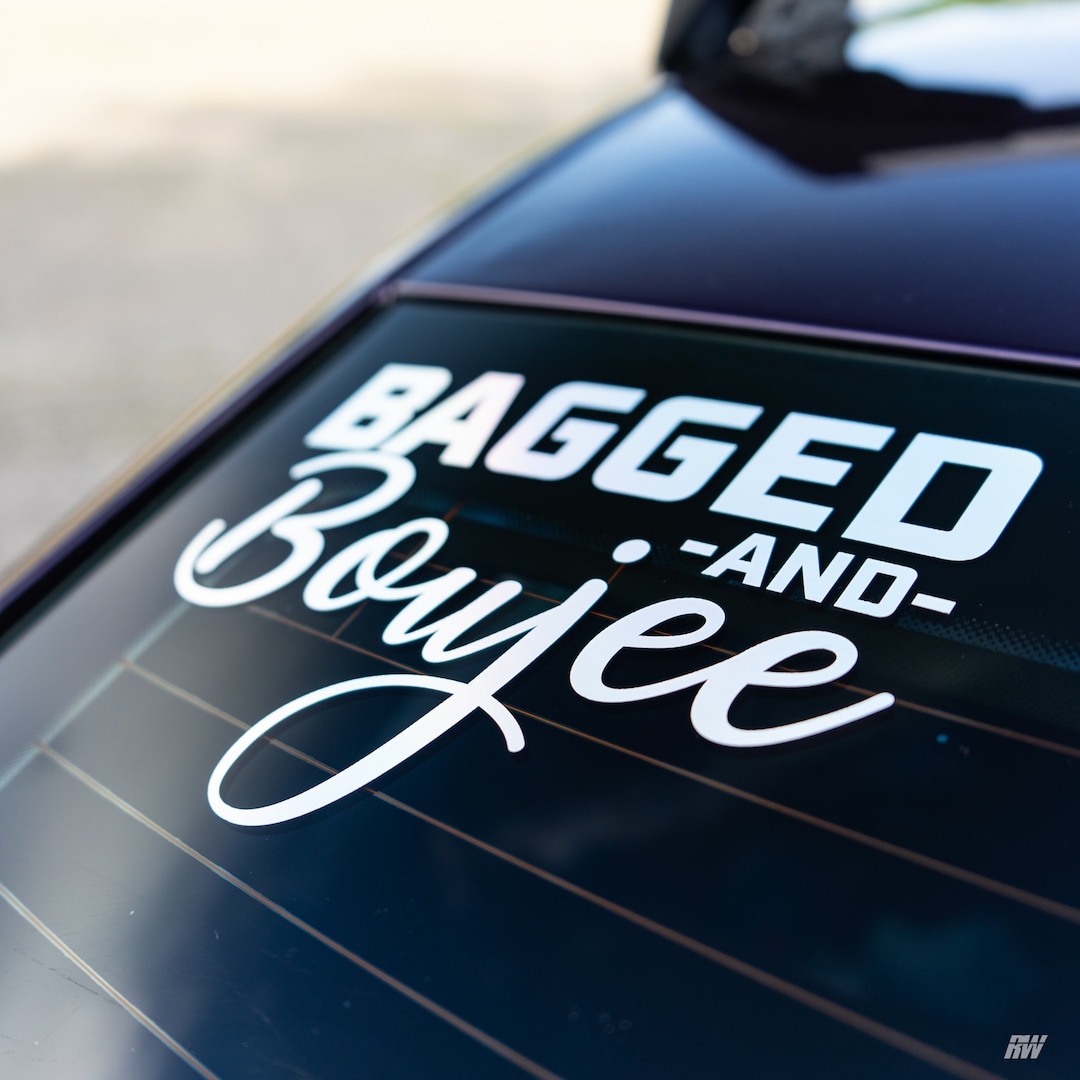 Bagged and Boujee Vinyl Bumper Sticker Decal Car Truck Window Laptop ...