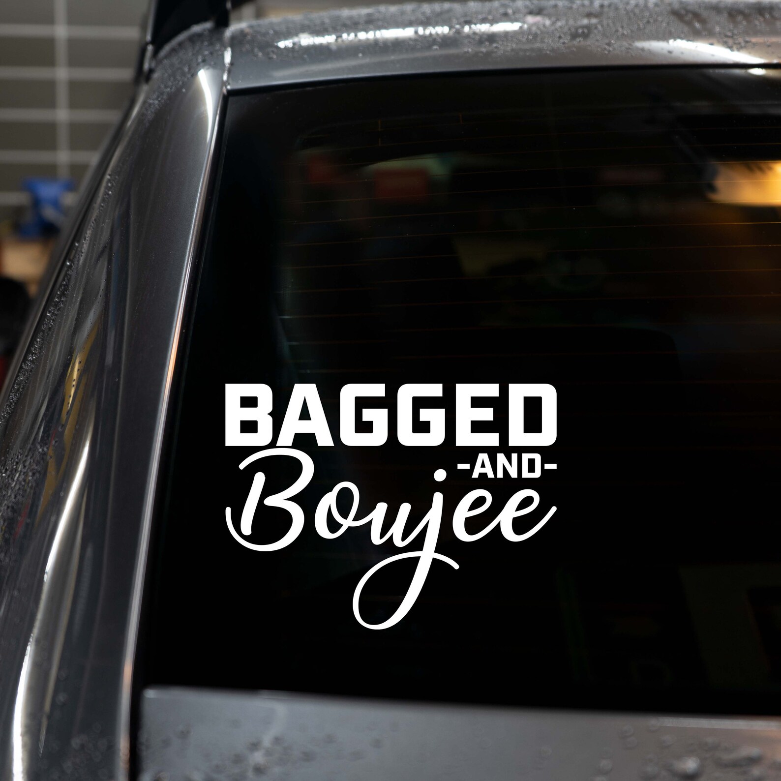 Bagged and Boujee Vinyl Bumper Sticker Decal Car Truck Window - Etsy