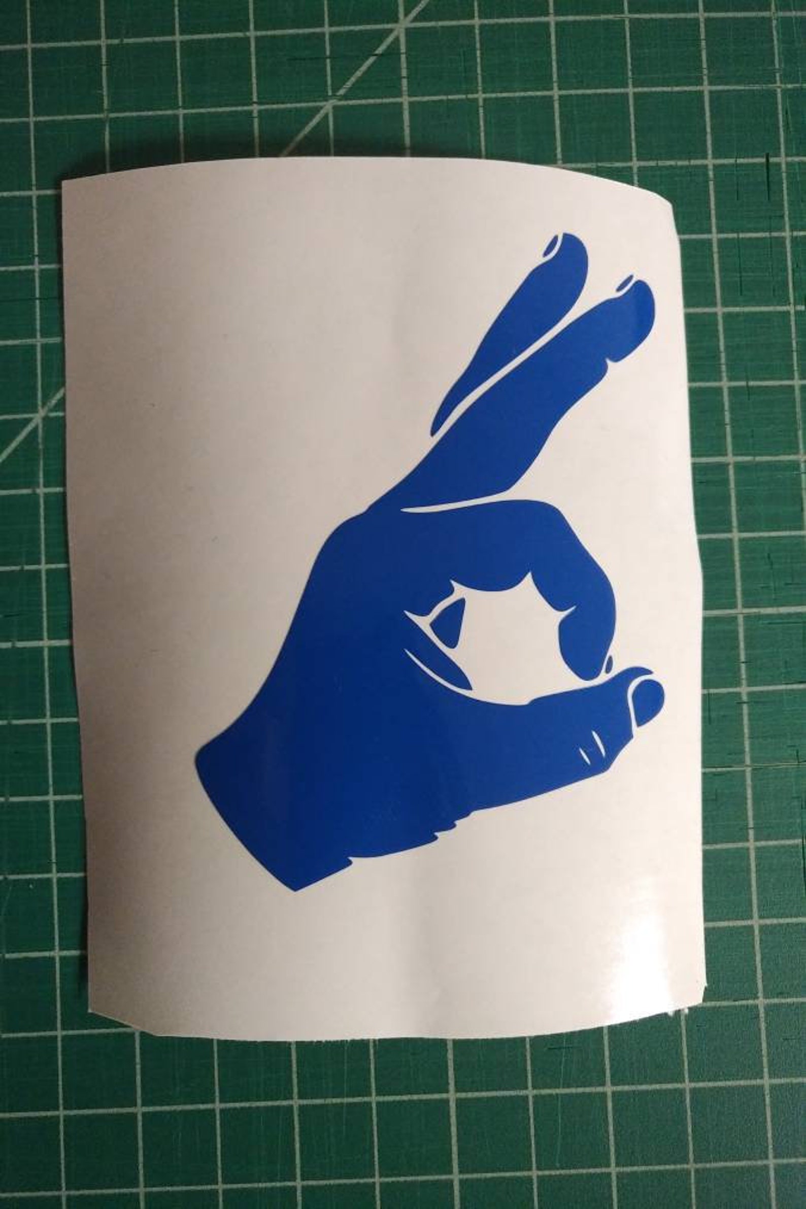 The Circle Game Okay Sign Gotcha Hand Gesture Vinyl Sticker | Etsy