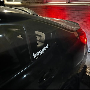 Bagged. Vinyl Bumper Sticker Decal Car Truck Window Laptop Skin JDM ...