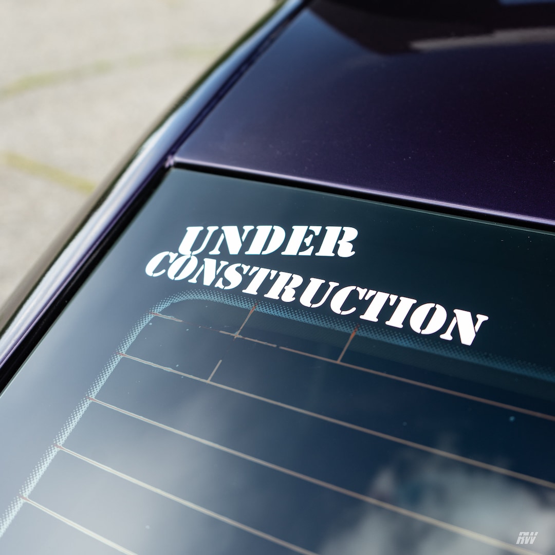 Under Construction Vinyl Bumper Sticker Decal Car Truck Window Laptop ...