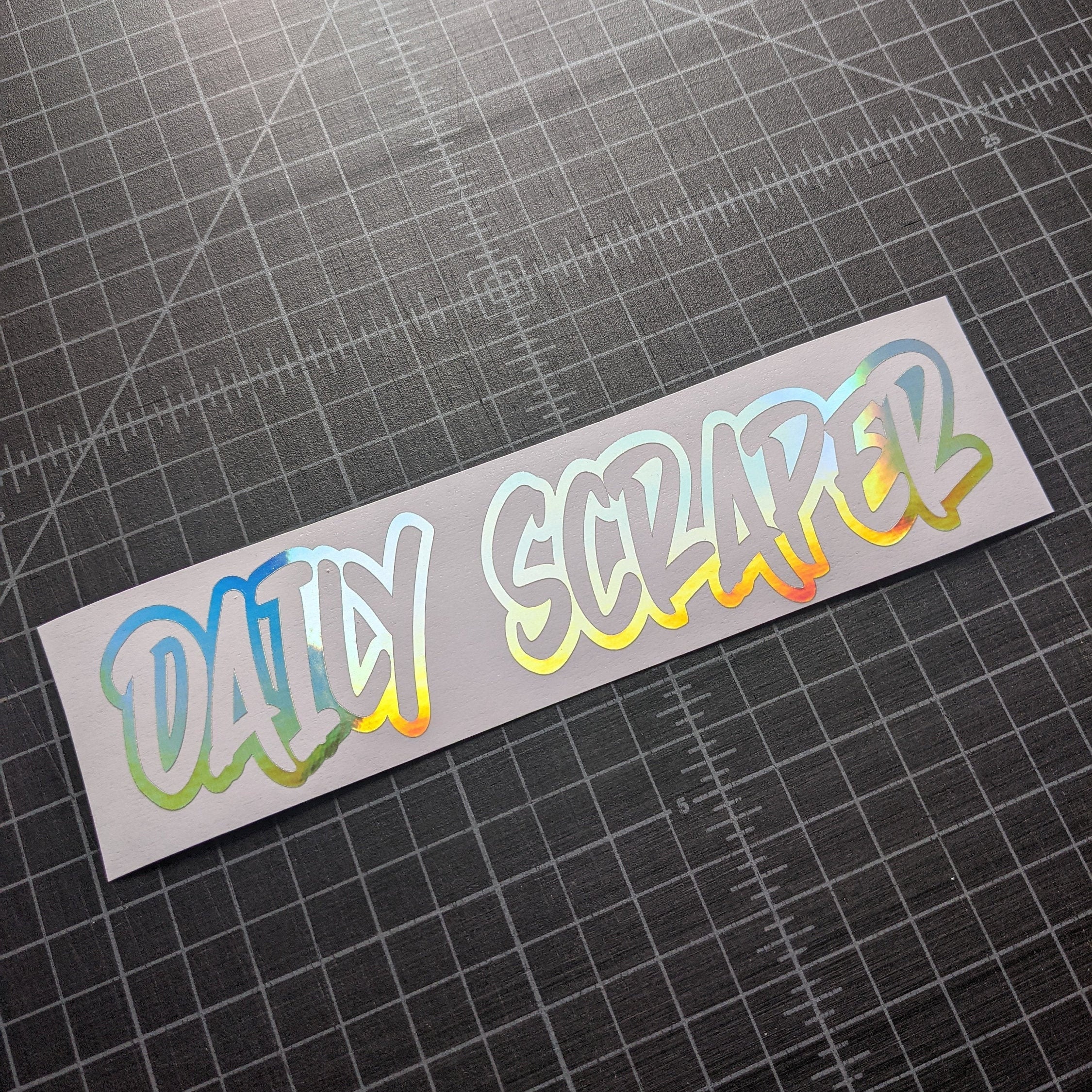 Daily Scraper Vinyl Bumper Sticker Decal Windshield Banner Car - Etsy
