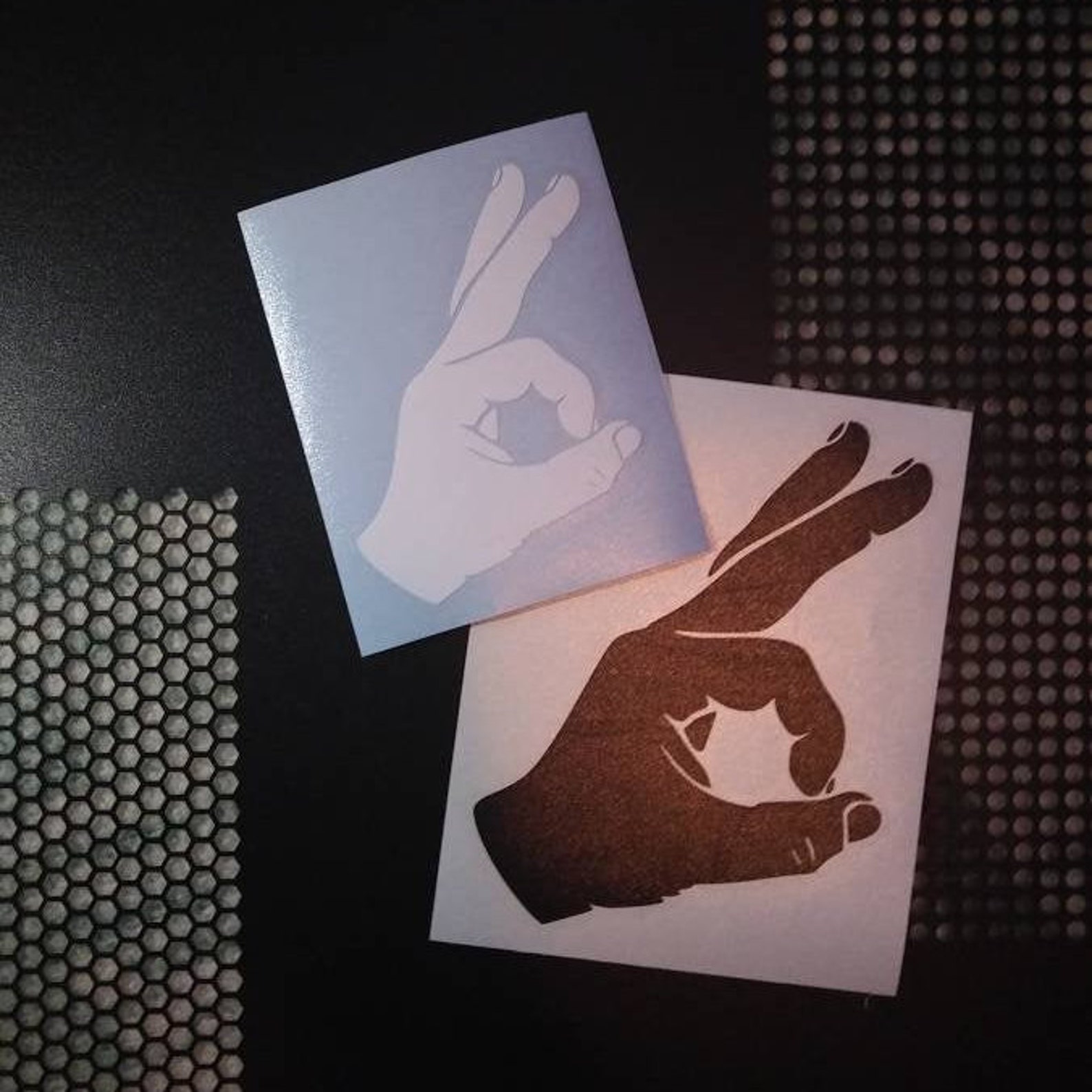 The Circle Game Okay Sign Gotcha Hand Gesture Vinyl Sticker - Etsy