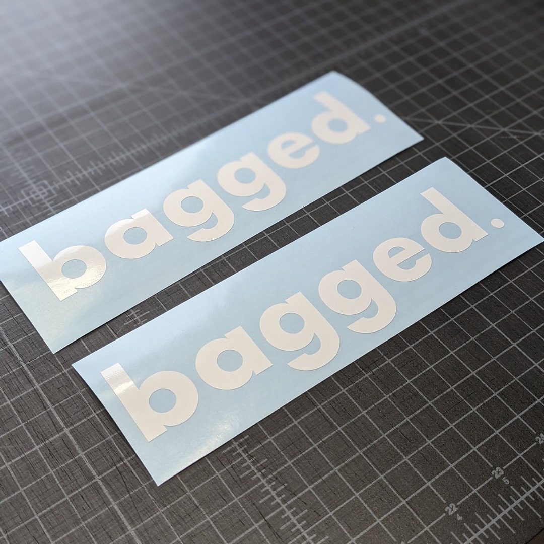 Bagged. Vinyl Bumper Sticker Decal Car Truck Window Laptop - Etsy