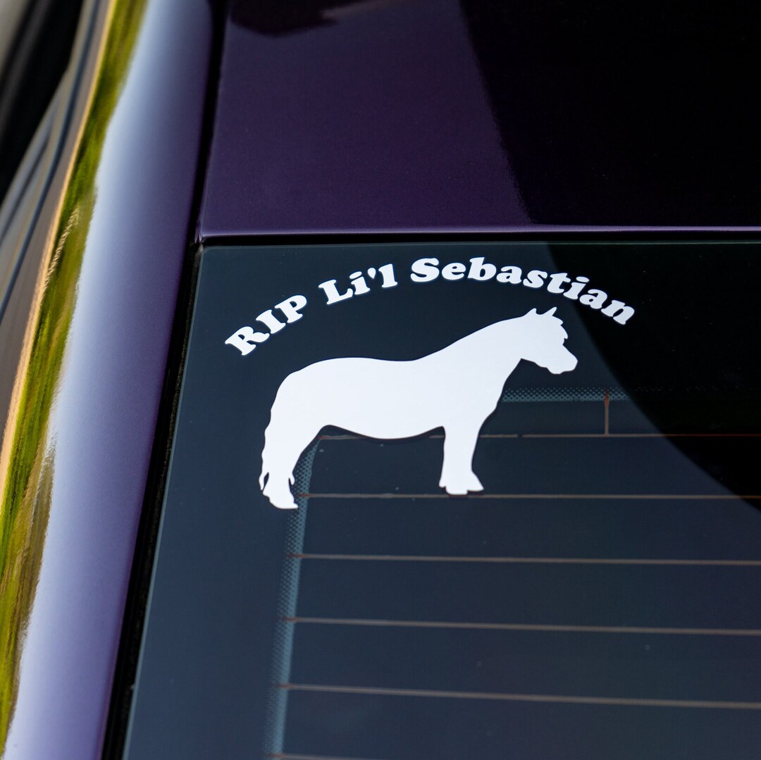 RIP Li'l Sebastian Vinyl Decal Car Window Sticker - Etsy