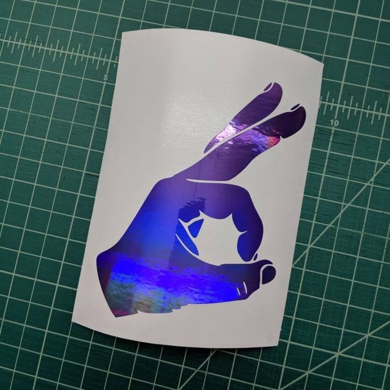 The Circle Game Okay Sign Gotcha Hand Gesture Vinyl Sticker - Etsy