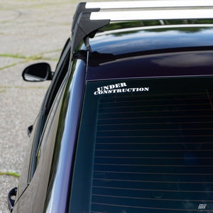 Under Construction Vinyl Bumper Sticker Decal Car Truck Window Laptop ...