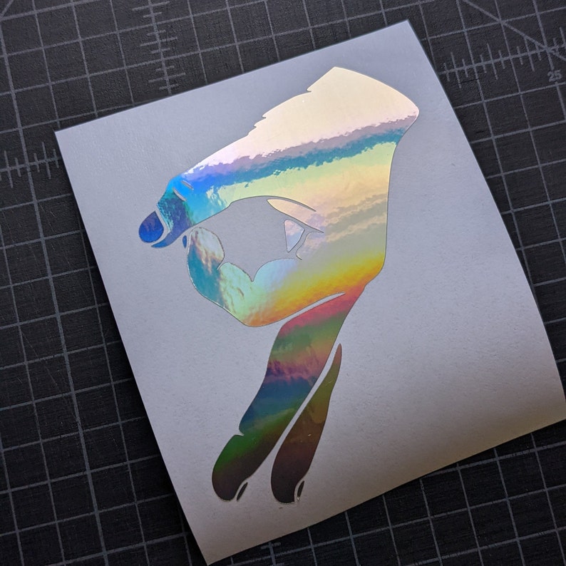 The Circle Game Okay Sign Gotcha Hand Gesture Vinyl Sticker - Etsy