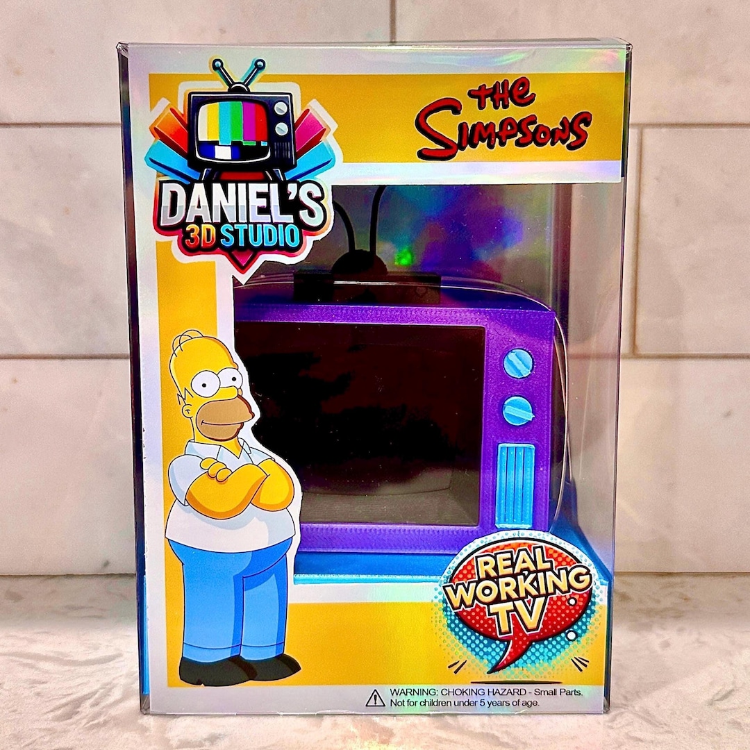 Mini TV Supports Shows Like Simpsons / Friends / Pokemon / Spiderman ...