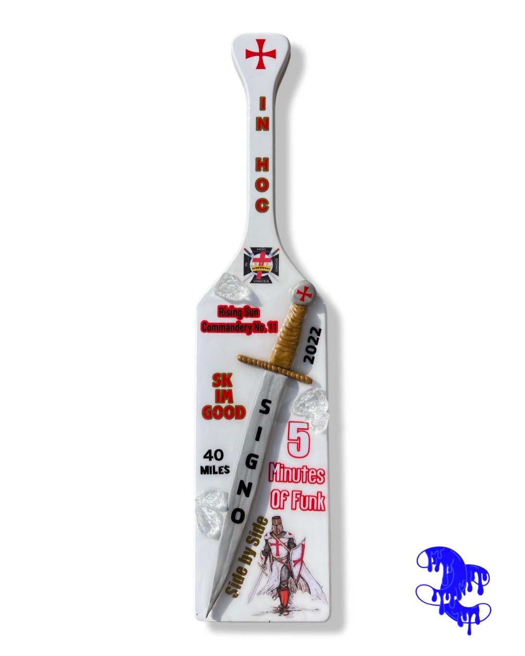 Masonic Knights Templar Paddle - Etsy