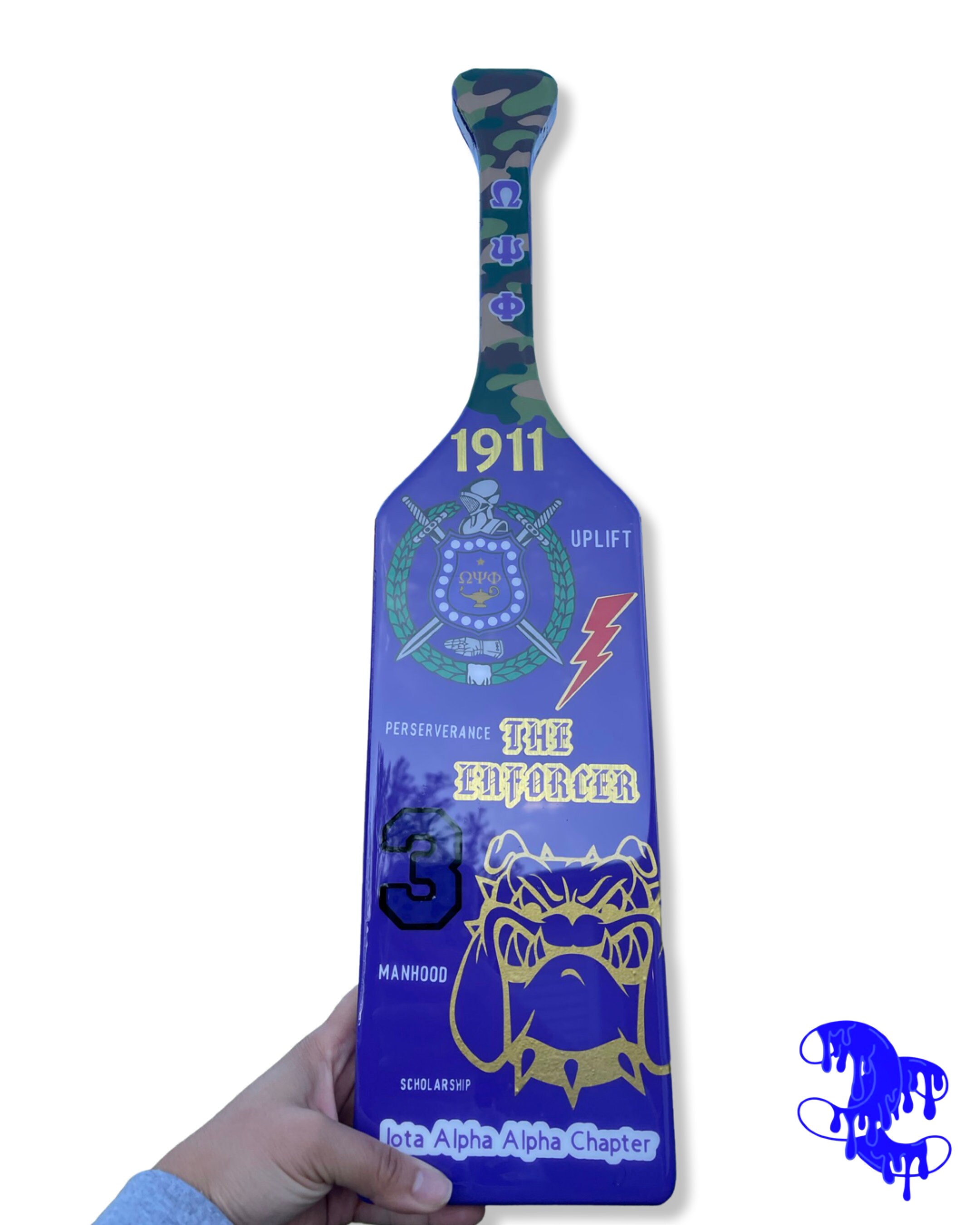 Omega Psi Phi Paddle - Etsy