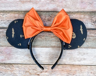 Pumpkin Mickey Ears Headband for Adults Disney Halloween - Etsy