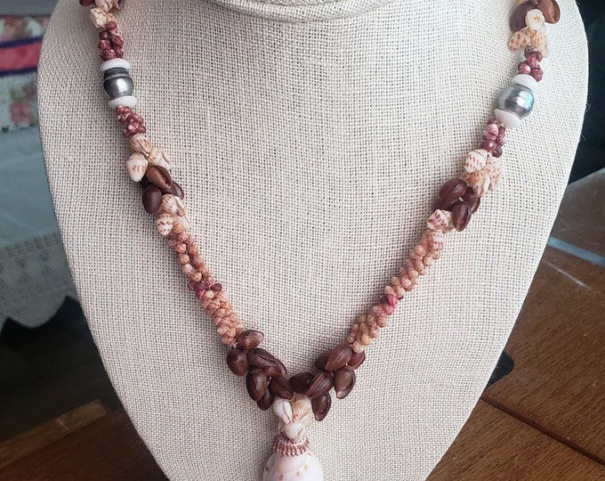 Hawaiian Shell Lei, Poleho Shell Necklace, Niihau Shell Jewelry, Hawaii ...