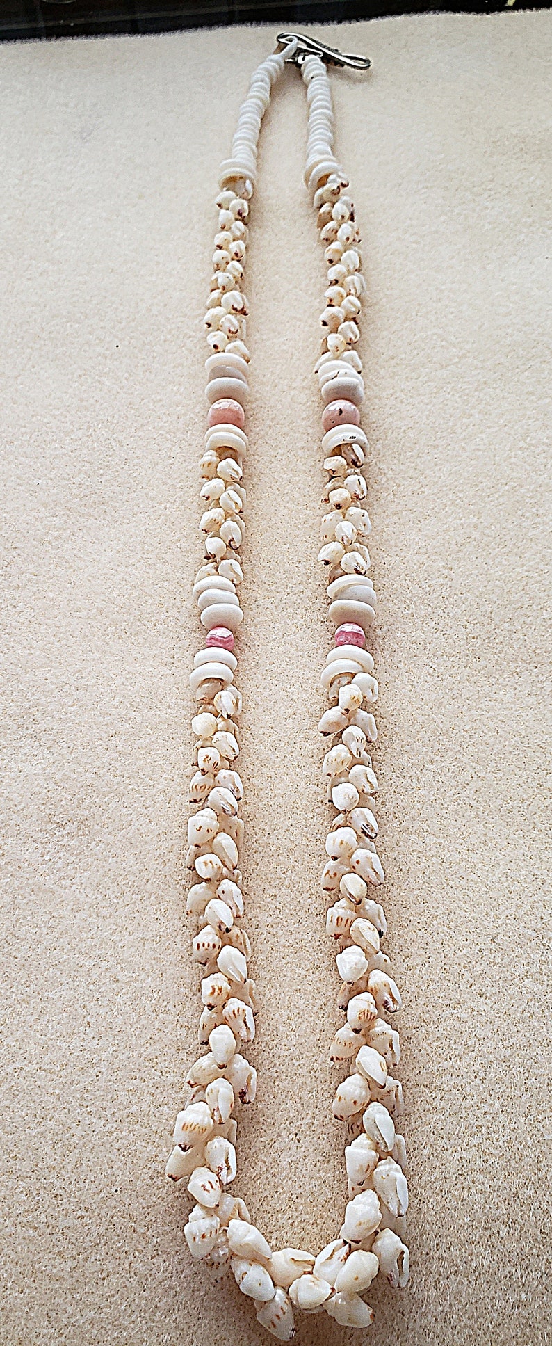 Niihau Shell Lei, Classic Hawaiian Necklace, Momi Pikake Style Necklace ...
