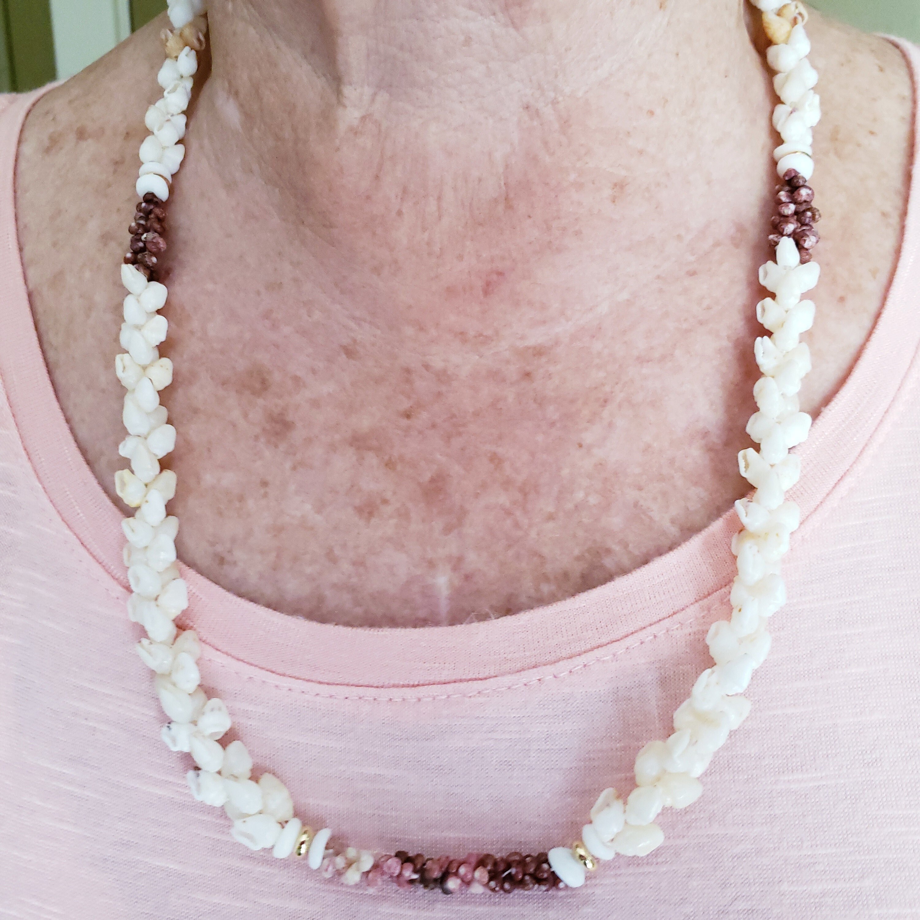 Niihau Shell Necklace Momi Shell Lei Shell Jewelry Hawaii - Etsy