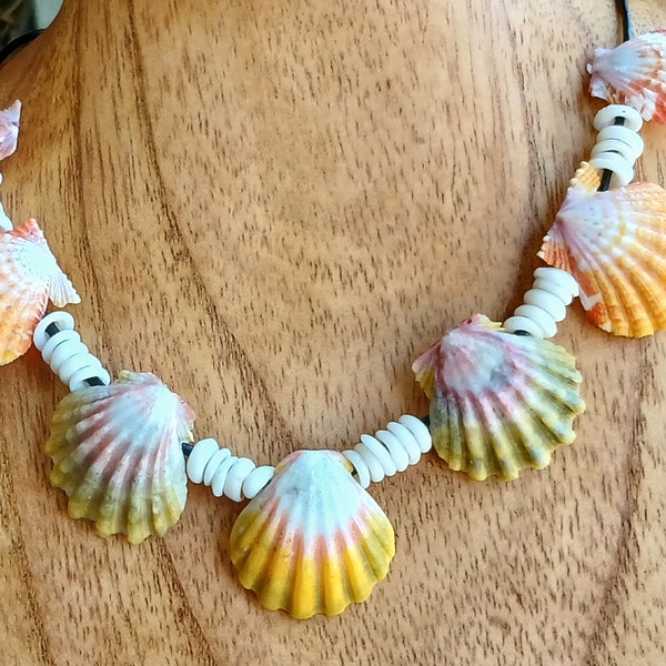 Niihau Shell Lei, Classic Hawaiian Necklace, Momi Pikake Style Necklace ...