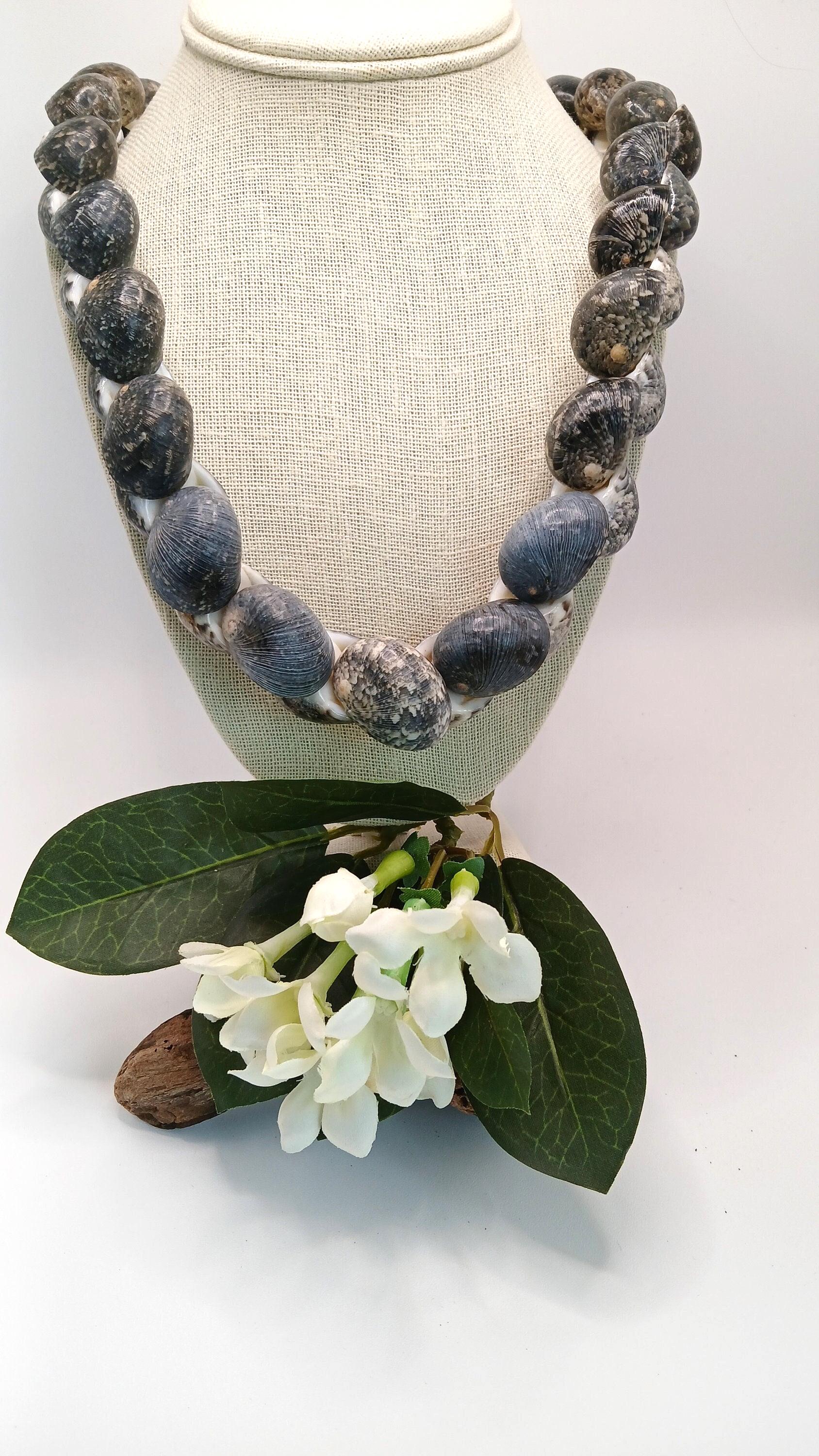 Traditional Hawaiian Kupee Shell Lei: Nerite Seashell Choker - Etsy