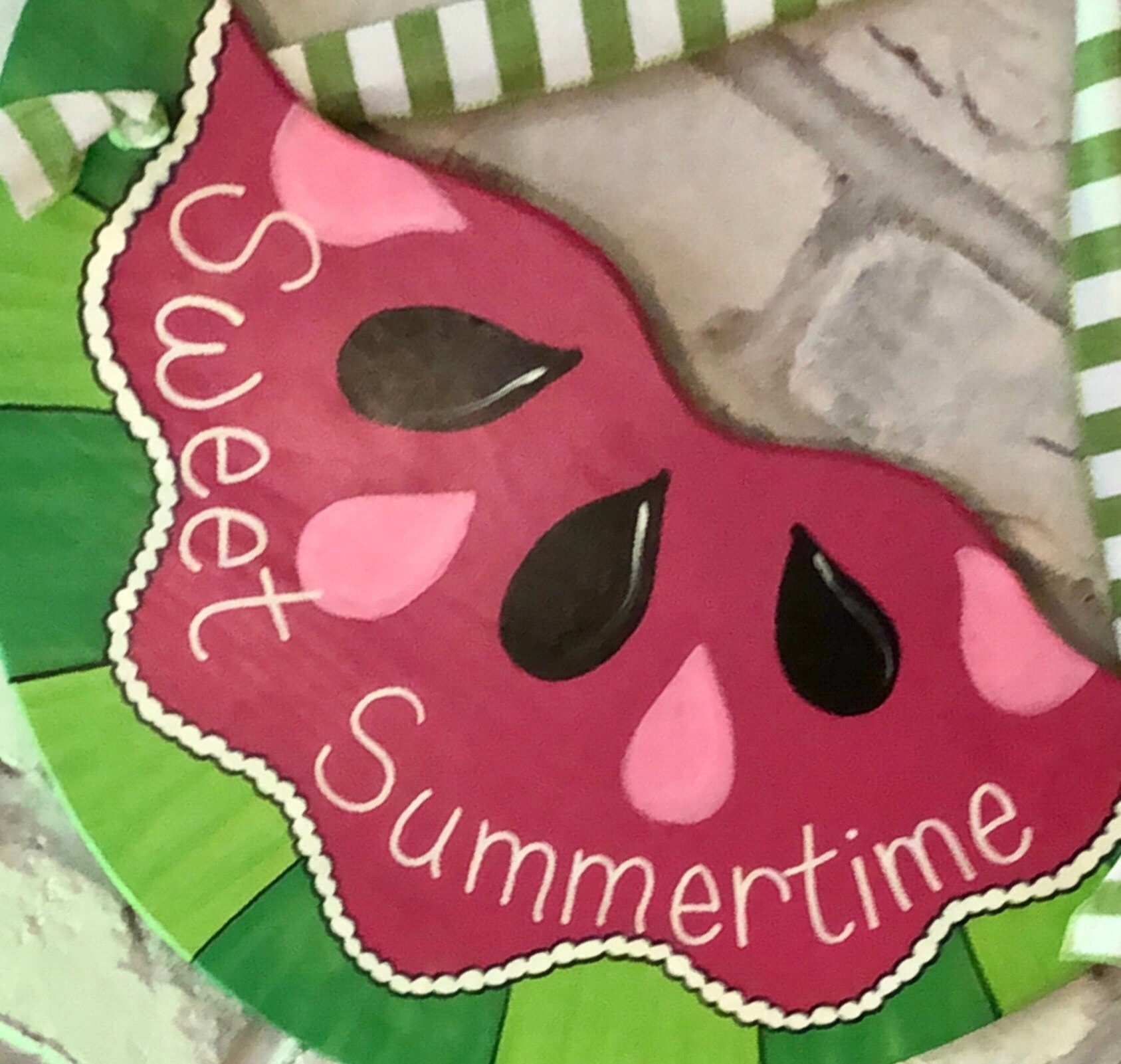 Watermelon Watermelon Door Decor Summer Decor Welcome Door - Etsy UK